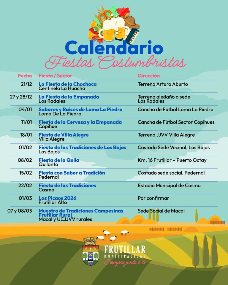 Presentan calendario de fiestas costumbristas temporada 2025–2026 en la ...